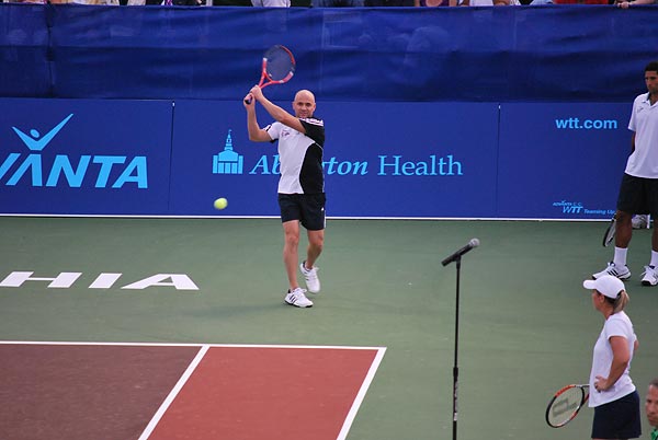 Andre Agassi in Philadelphia