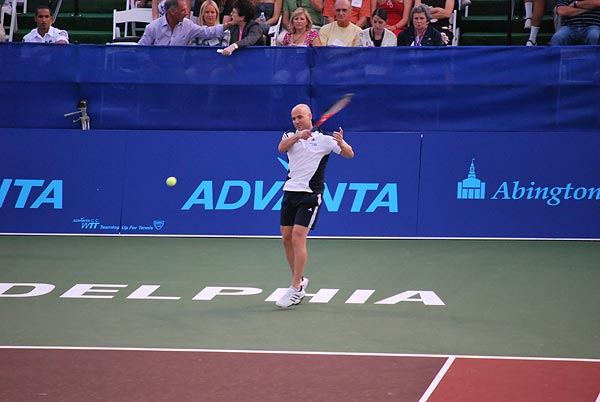 Andre Agassi in Philadelphia