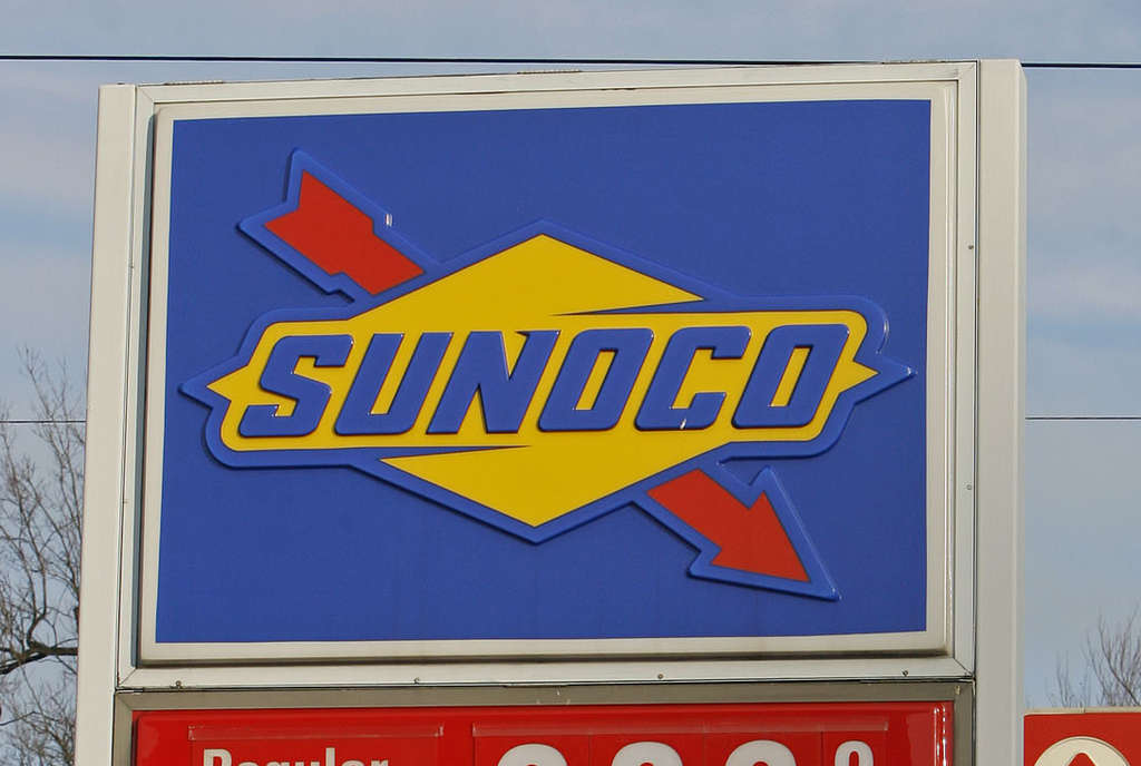 Sunoco Gas Station Logo Reproduction Of A