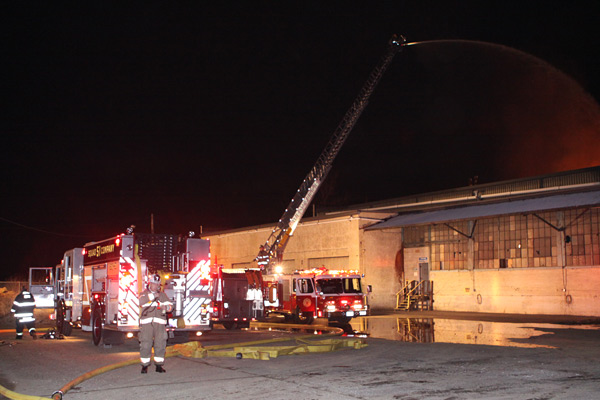 Five-alarm fire in Gloucester City