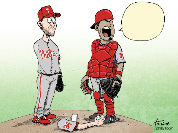 Rob Tornoe's Phillies cartoon caption contest - Philly
