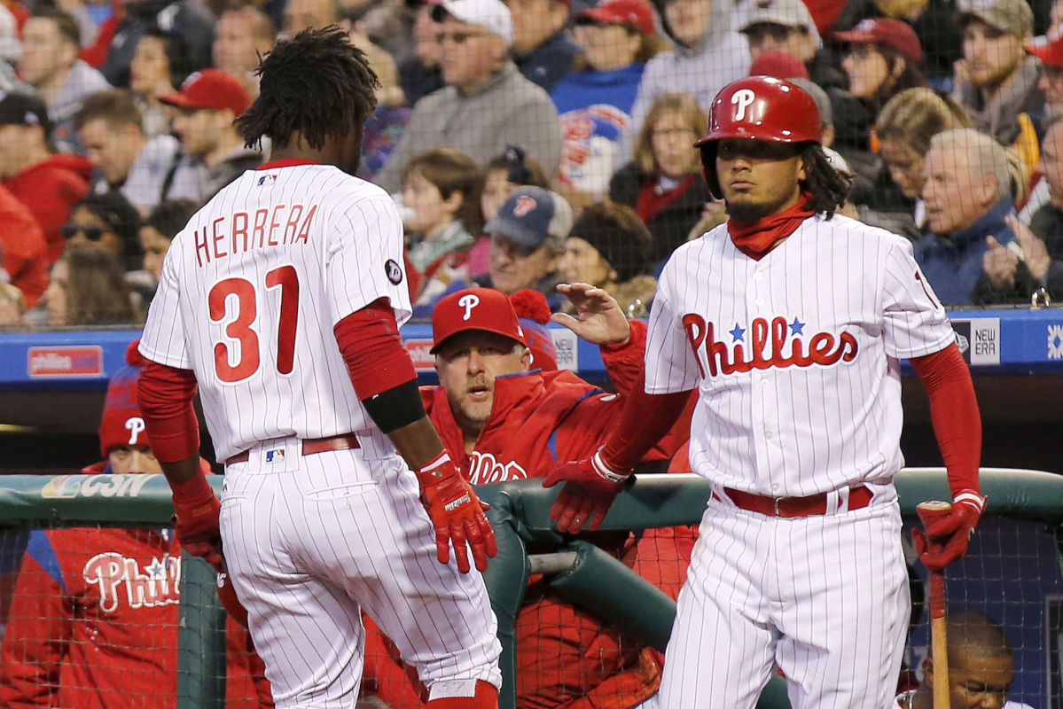 The Phillies exploded for a franchise-record 12 runs in the first ...