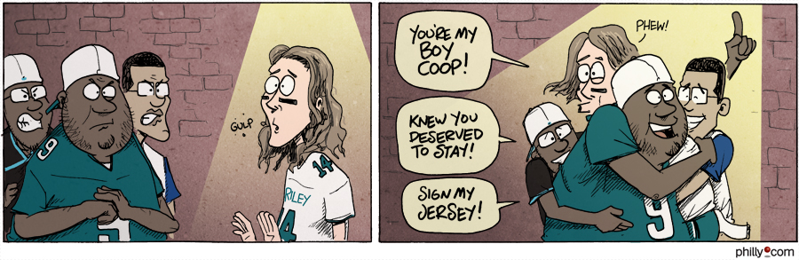 All is forgiven Riley Cooper (as long as you keep playing well)... : r ...
